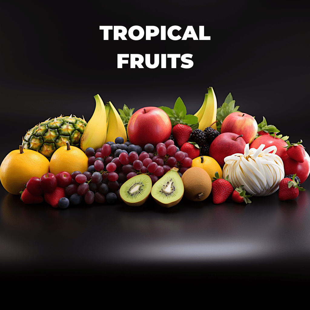 Perfumes In the scent of tropical fruits